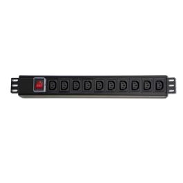 10-Way C13 IEC PDU – 19" Rack-Mount Power Strip (S.A. Plug)